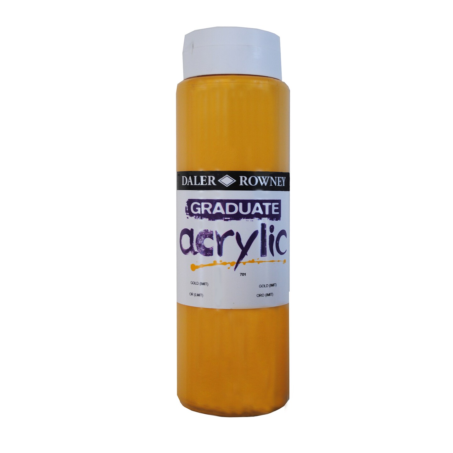 Daler-Rowney - Graduate Acrylic - 500ml Bottle - Gold | Michaels