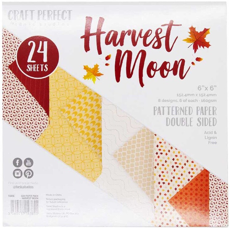 Craft Perfect Double-Sided Cardstock 6"X6 24/Pkg-Harvest Moon | Michaels
