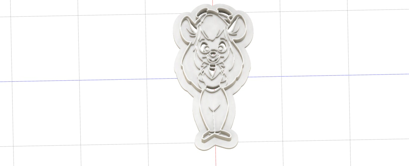 3D Printed Gadget Mouse Rescue Ranger Cookie Cutter | MakerPlace by ...