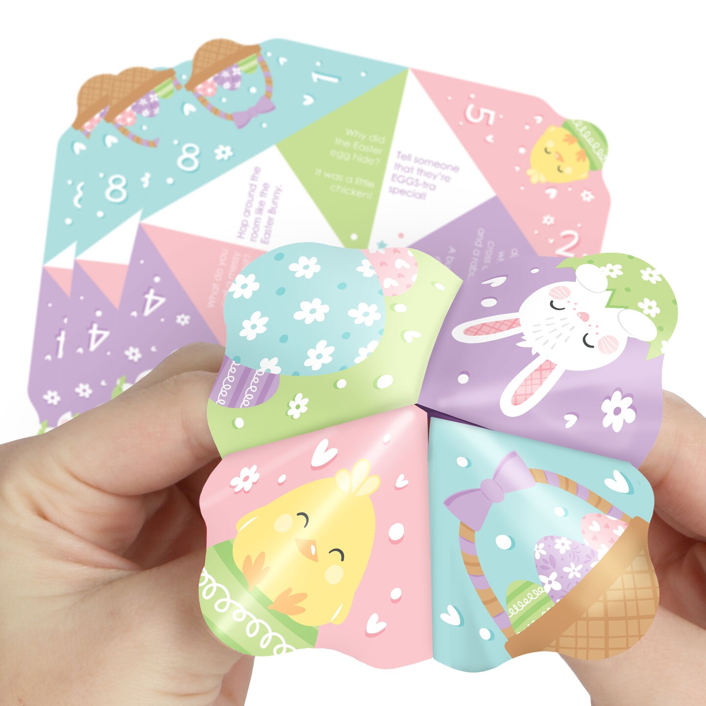 Big Dot of Happiness Spring Easter Bunny - Happy Easter Party Cootie ...