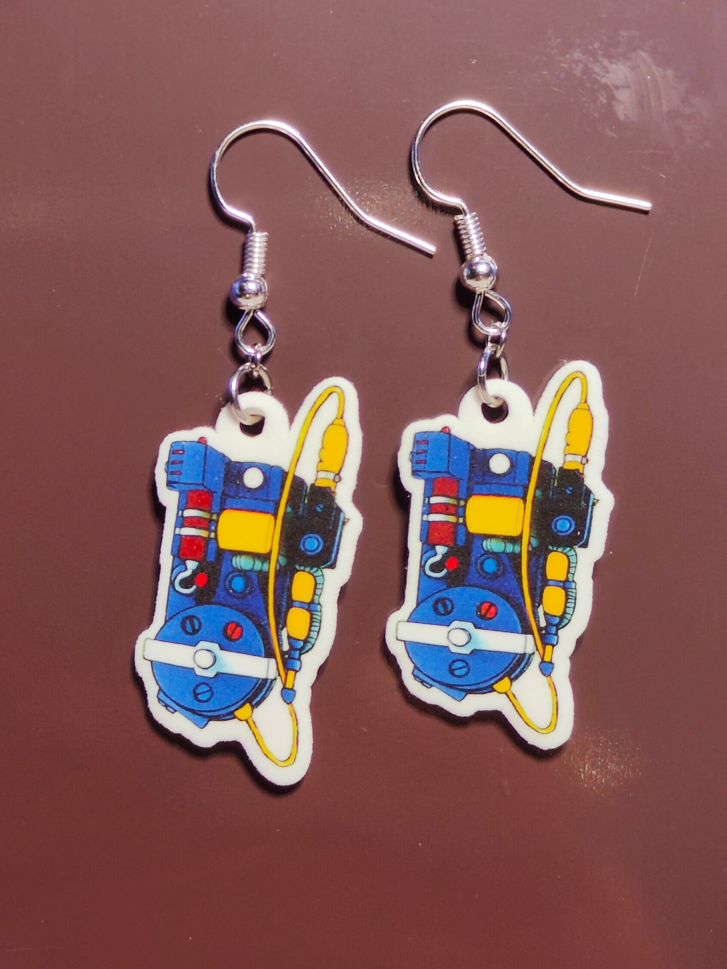 Ghostbusters Proton Pack Fan Art Earrings | MakerPlace by Michaels
