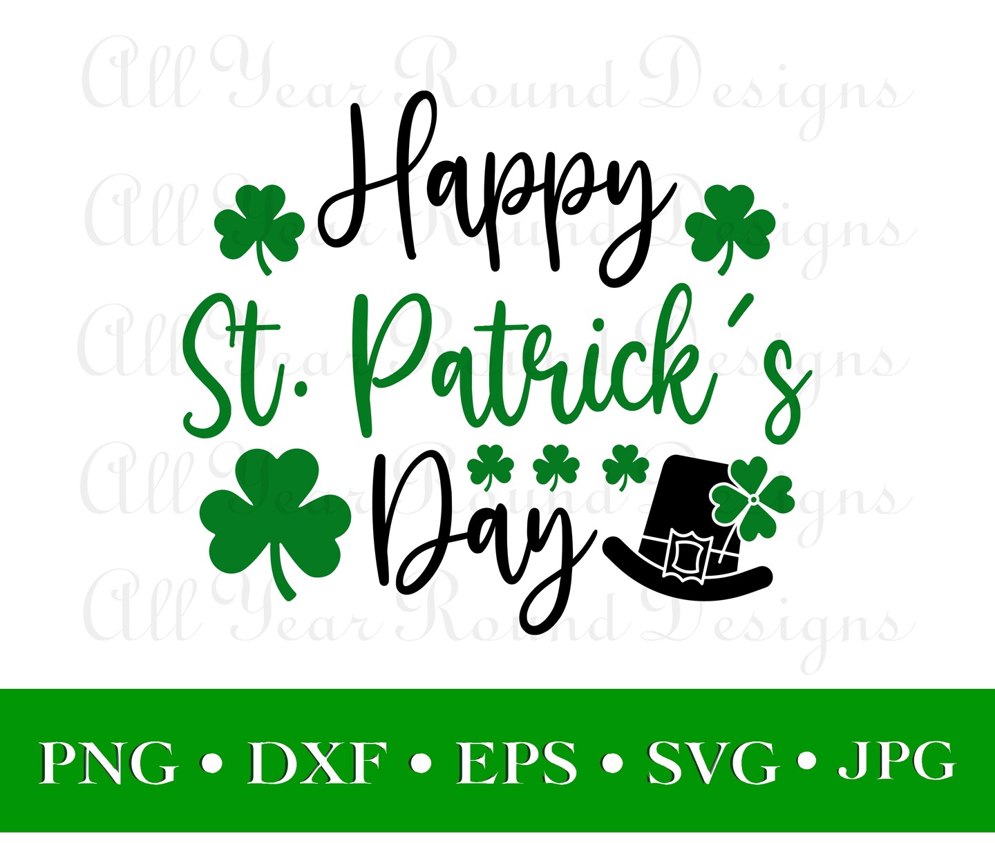 St Patricks Day Decor SVG PNG DXF EPS JPG File Digital Download, St ...