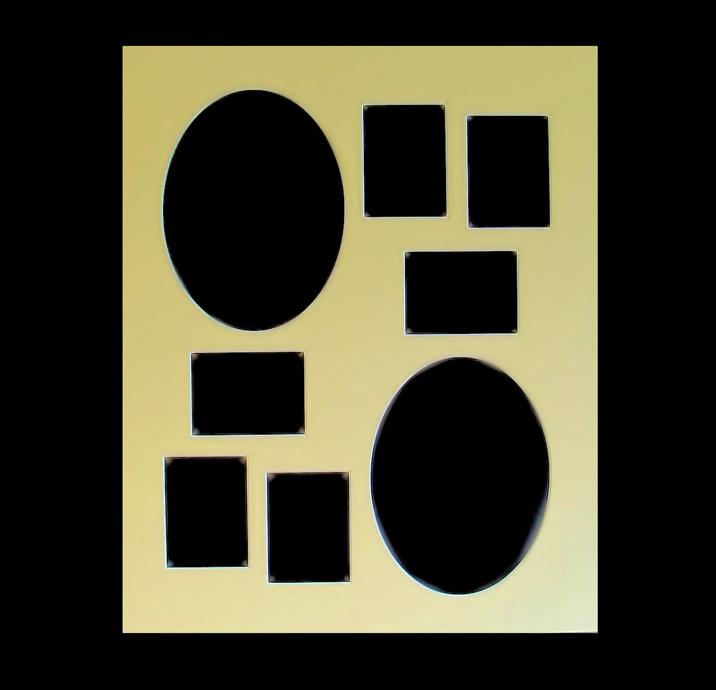 Picture Frame Collage Mat 16x20 Multi Opening Consevation Matting for ...