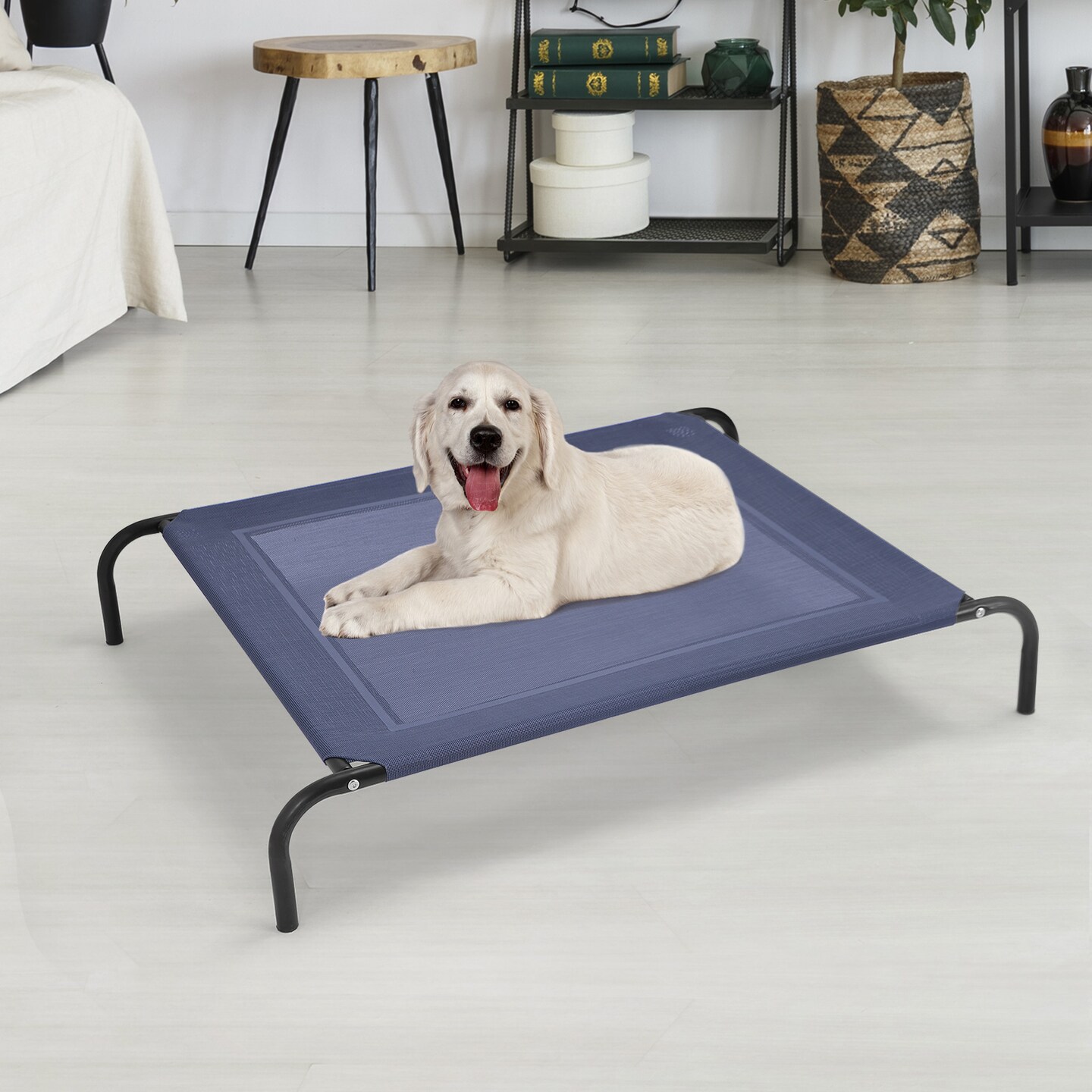 Large Indoor Outdoor Camping Steel Frame Elevated Pet Cot Mat | Michaels