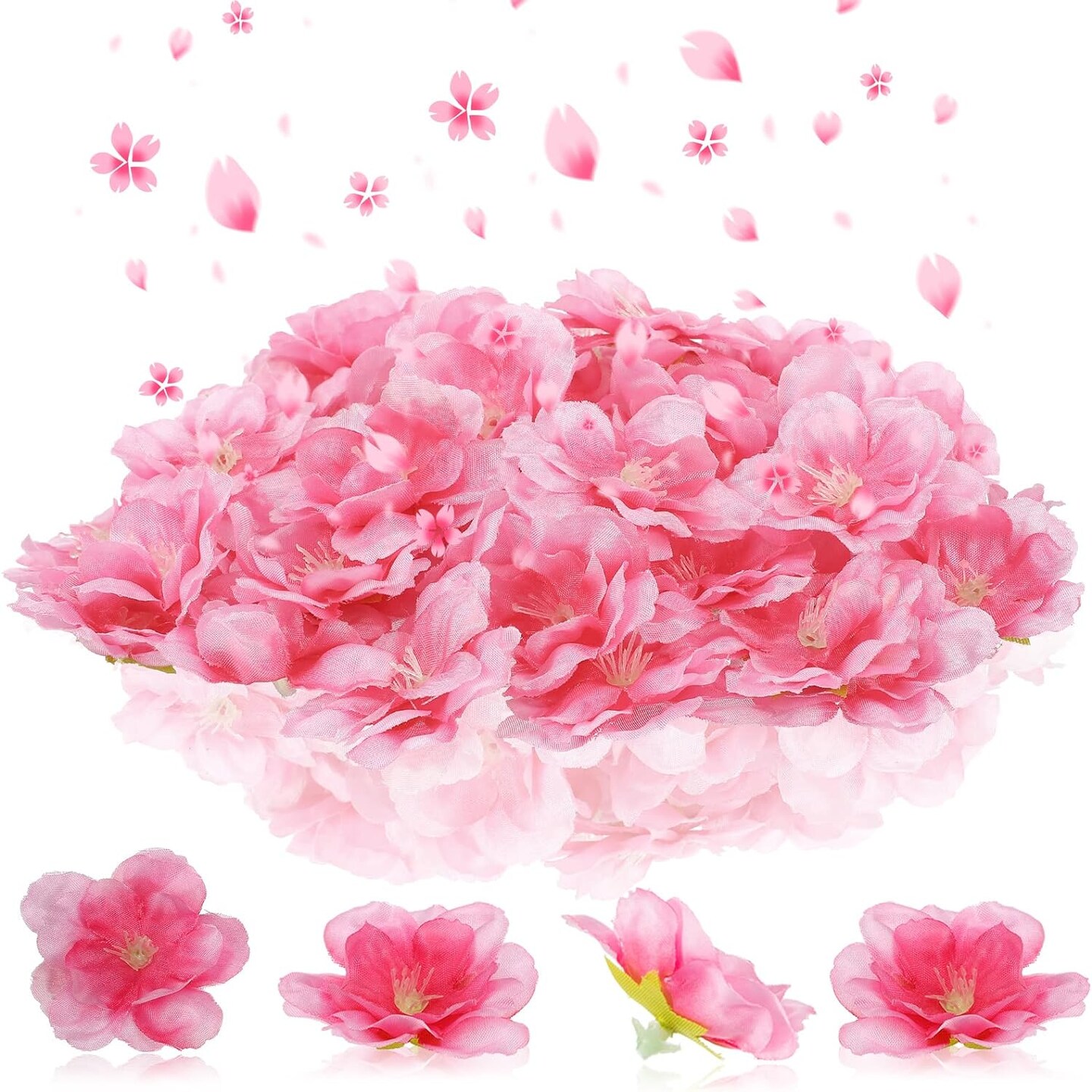 Artificial Sakura Floral Head Decor 100 pcs | Michaels
