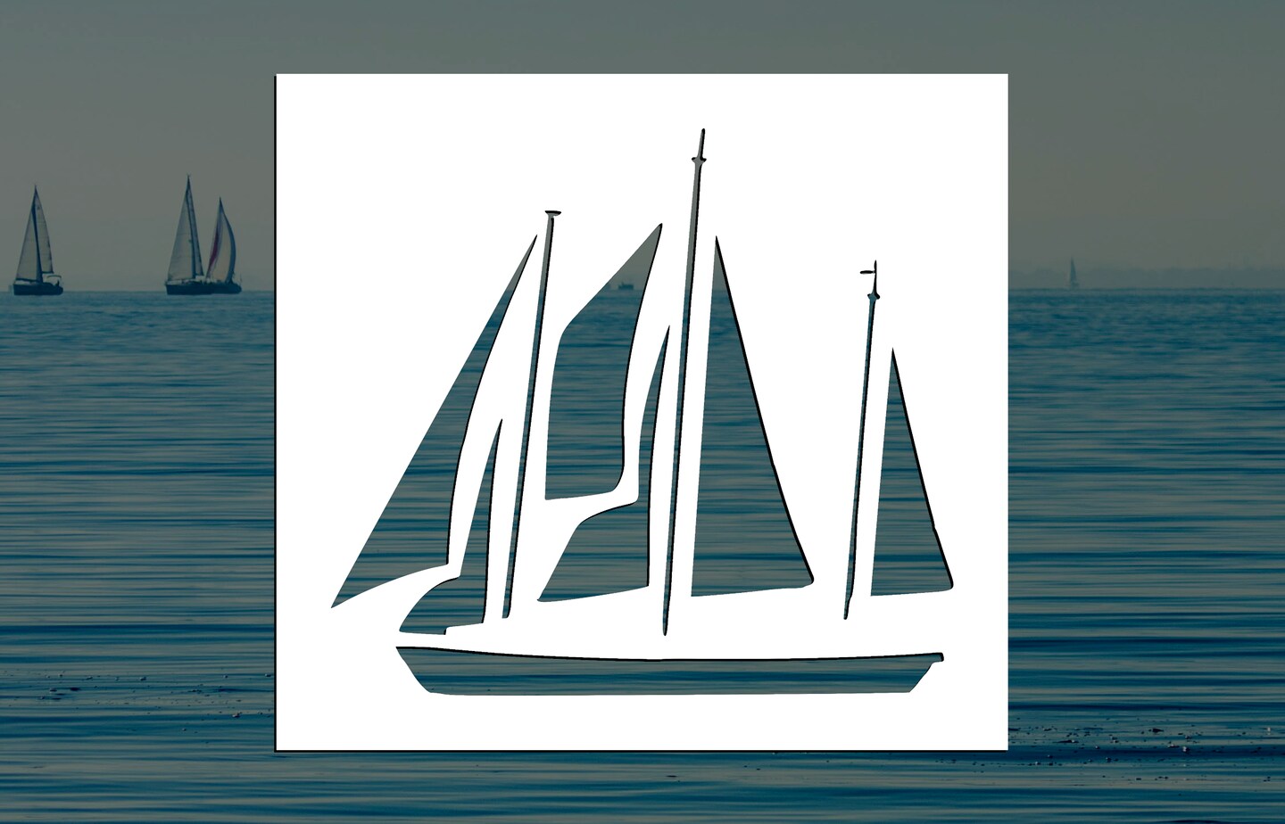 Sailboat Reusable Stencil (Many Sizes) | MakerPlace by Michaels