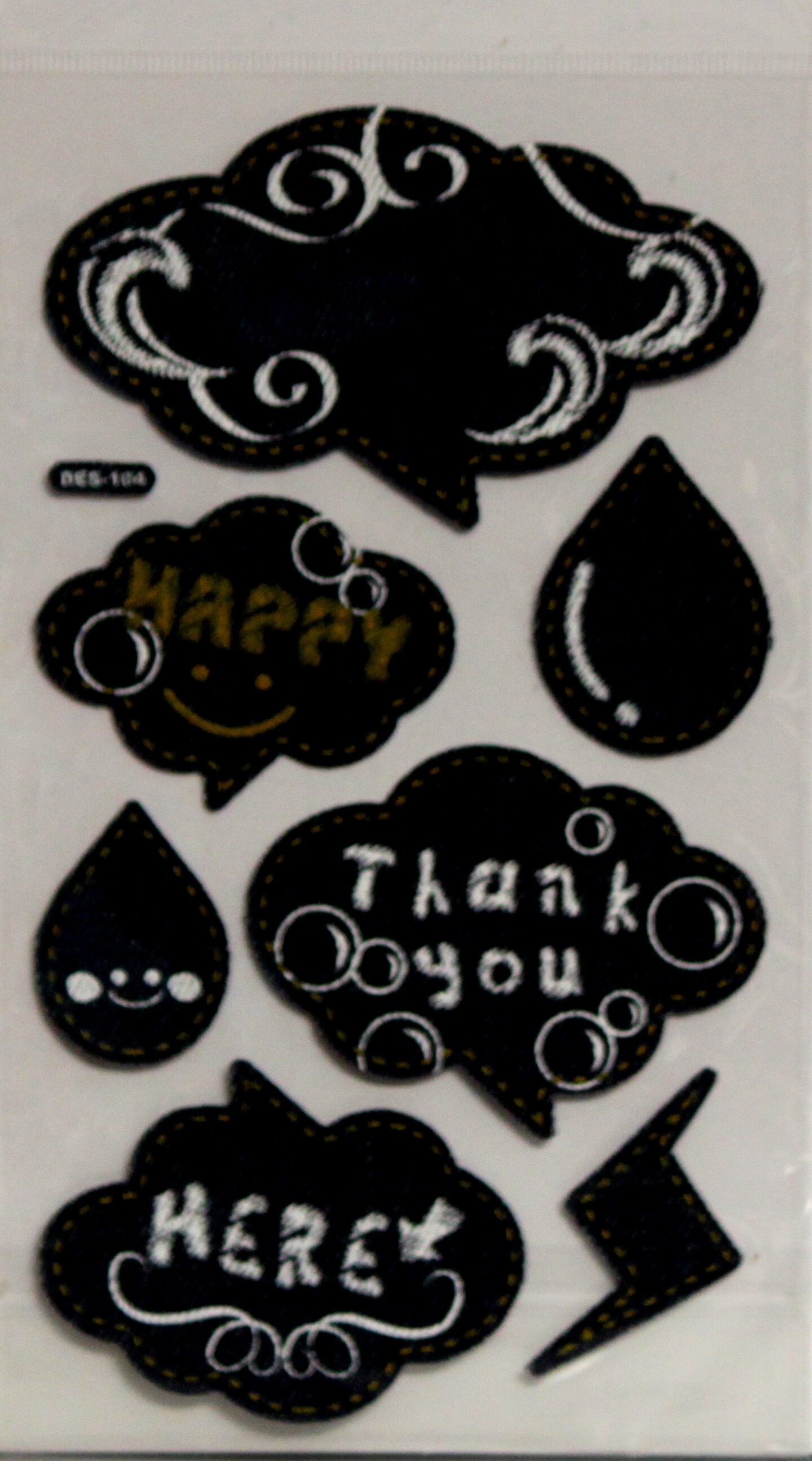 Designer Denim Cloth Sentiment Tag Stickers | Michaels