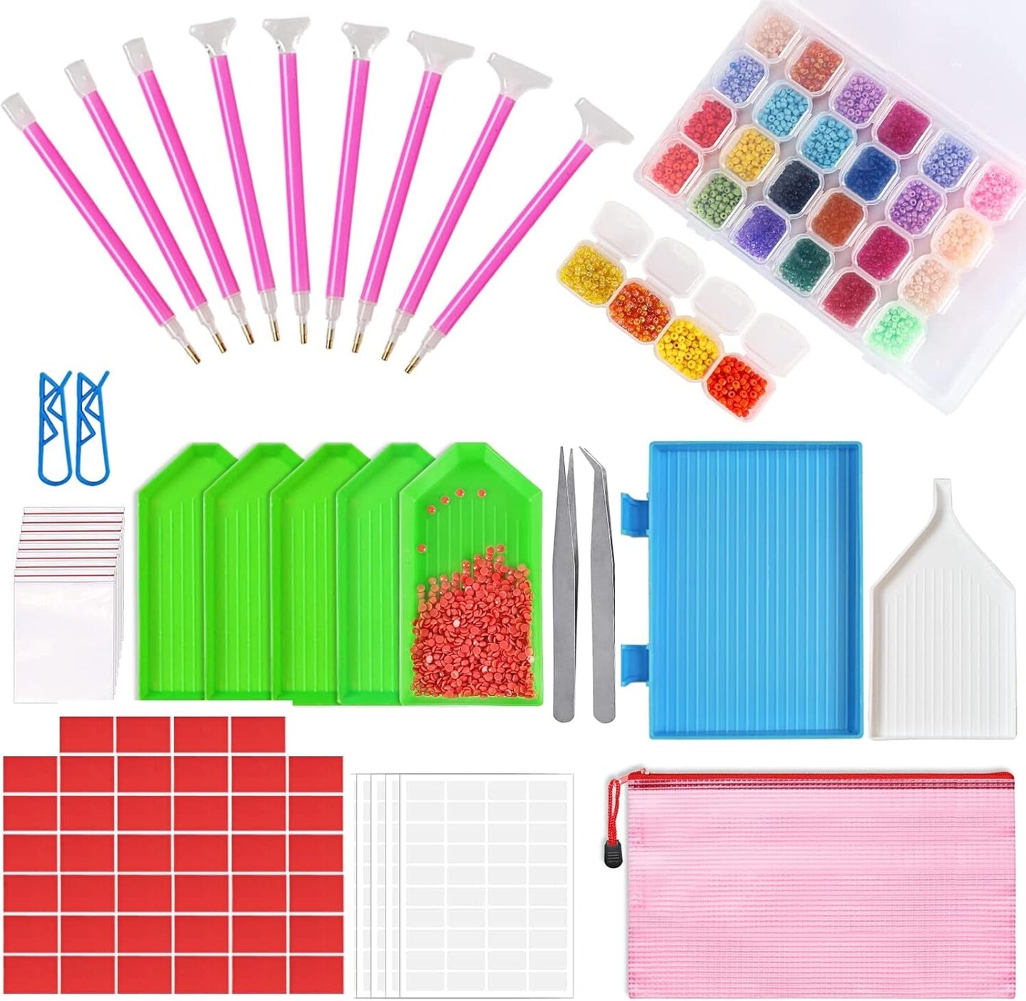 127 Pieces 5D Diamonds Painting Tools and Accessories Kits with ...