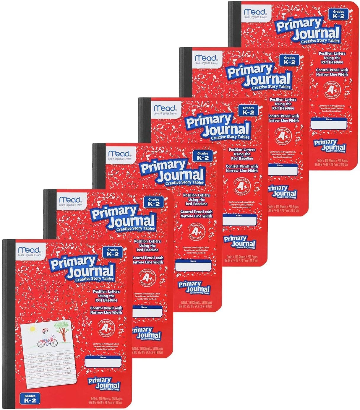 100 Sheets Primary Journal, Half Page Ruled, Grades K-2 | Michaels