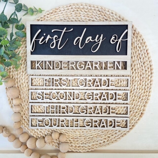 Back to School Sign, First Day of School Sign, Last Day of School Sign ...