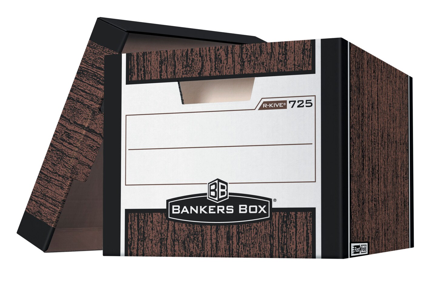 Bankers Box R-Kive File Storage Box, 12 x 15 x 10 Inches, Woodgrain ...