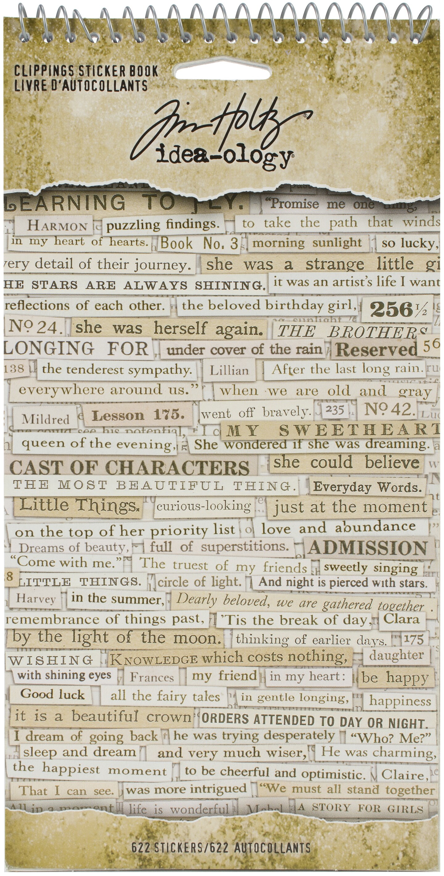 Idea-Ology Sticker Book 4.5"X8.75" 622/Pkg-Clippings | Michaels