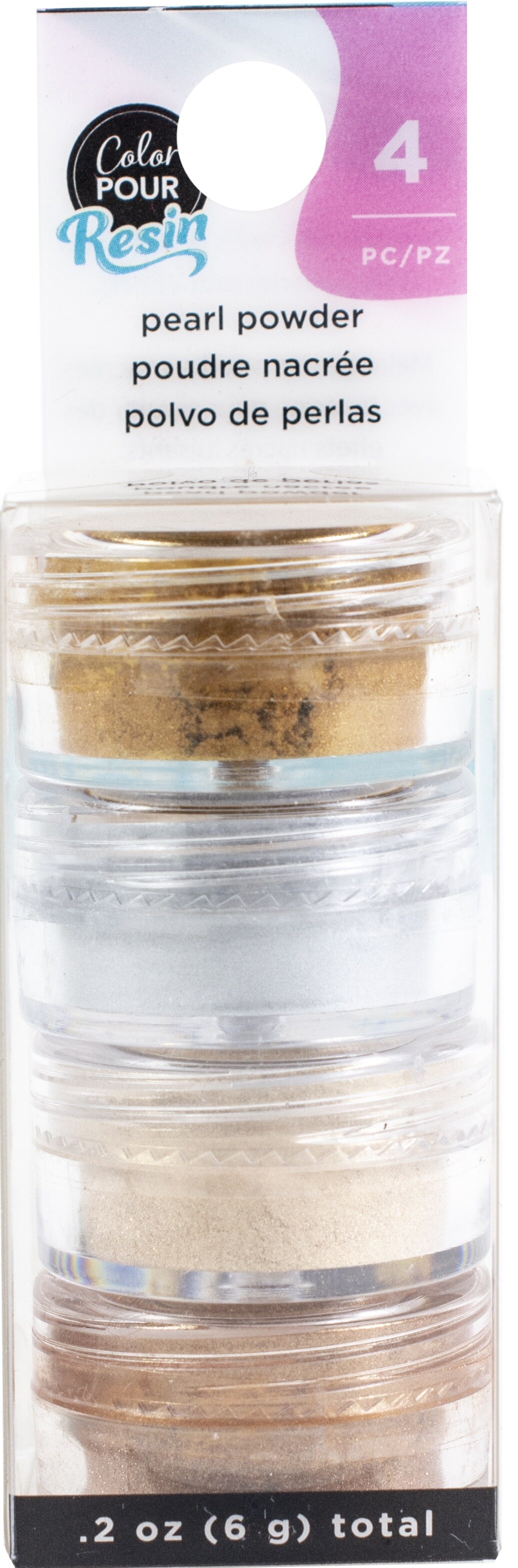 American Crafts Color Pour Resin Mix-Ins-Pearlescent Powder - Metallic ...
