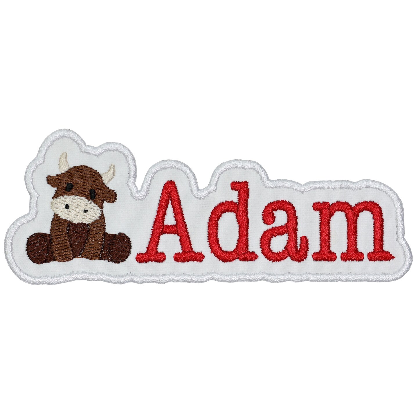 Highland Cow Personalized name patch with custom name of your choice ...