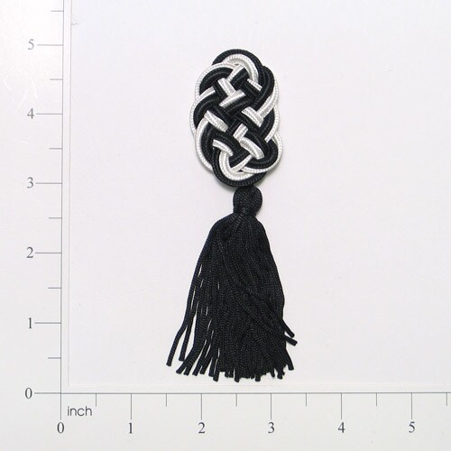 Sophisticated Braided Frog Tassel Embellishment - 4 3/4" x 1 1/4 ...