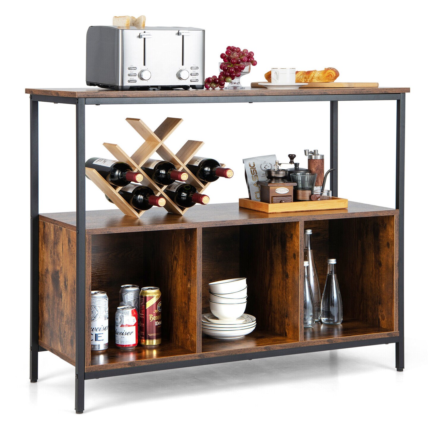 Modern Kitchen Buffet Sideboard with 3 Compartments | Michaels
