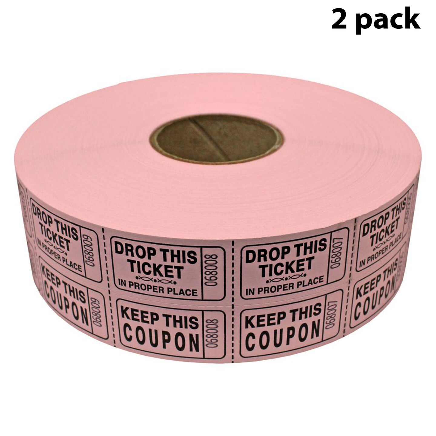 Double Roll Coupon Tickets Multi-colors | Special offers your shopping ...