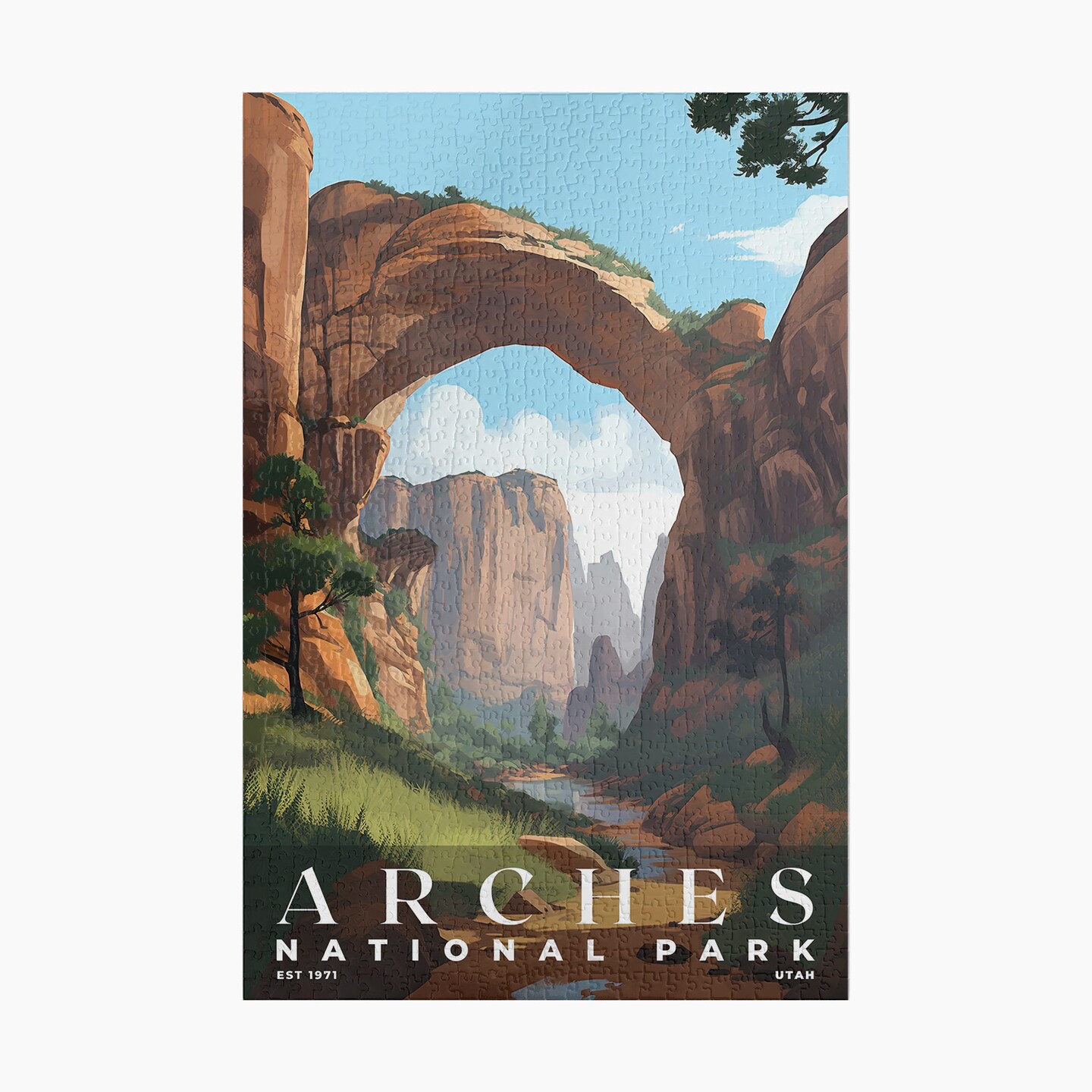 Arches National Park Jigsaw Puzzle, Family Game, Holiday Gift | S3 ...