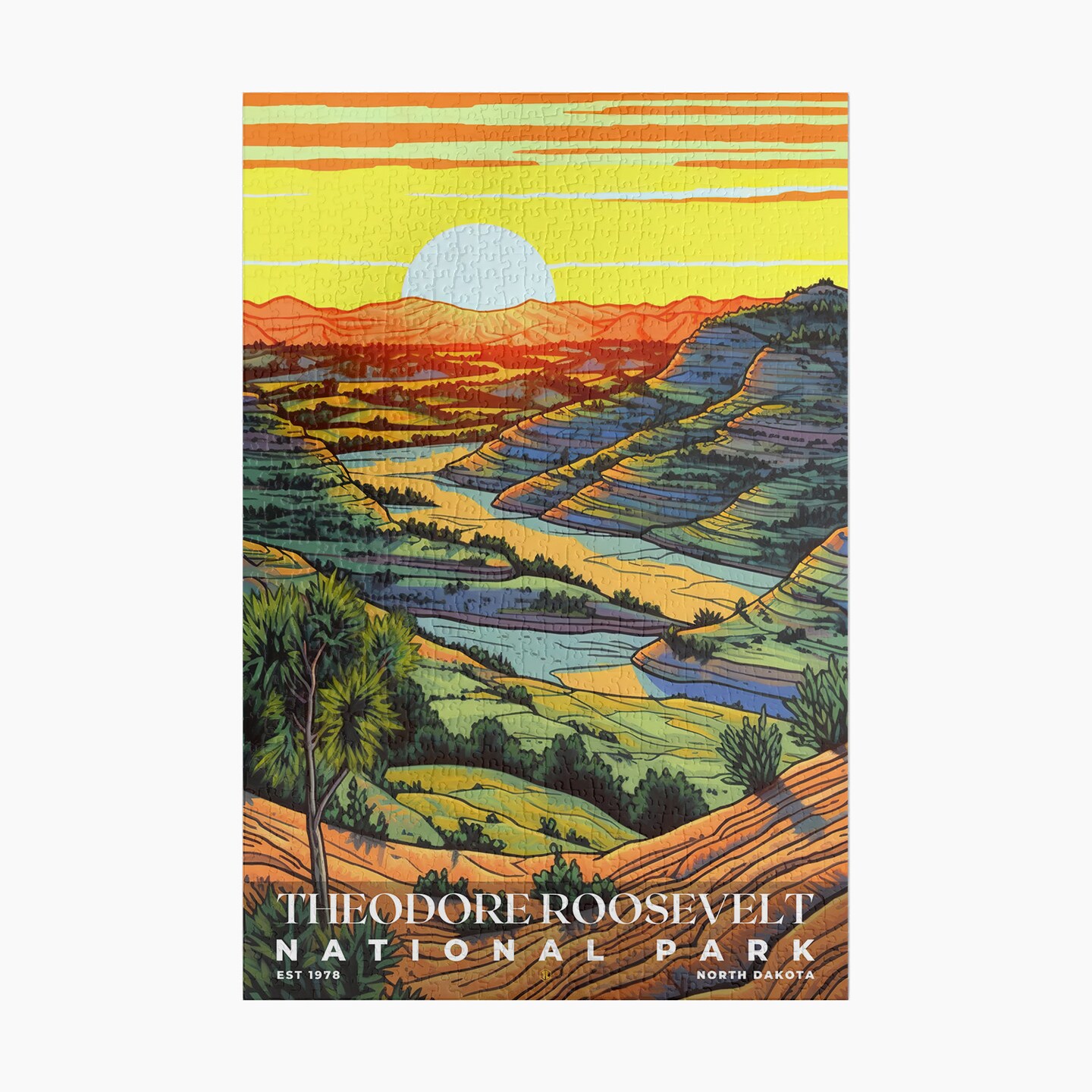 Theodore Roosevelt National Park Jigsaw Puzzle, Family Game, Holiday ...