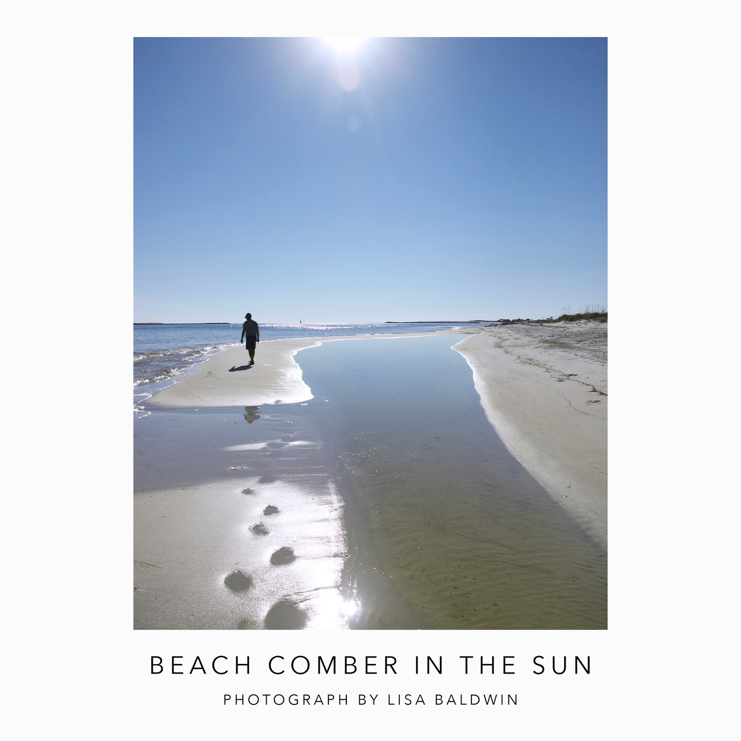 Beach Comber in the Sun - Coastal Decor - Ocean Photo | MakerPlace by Michaels