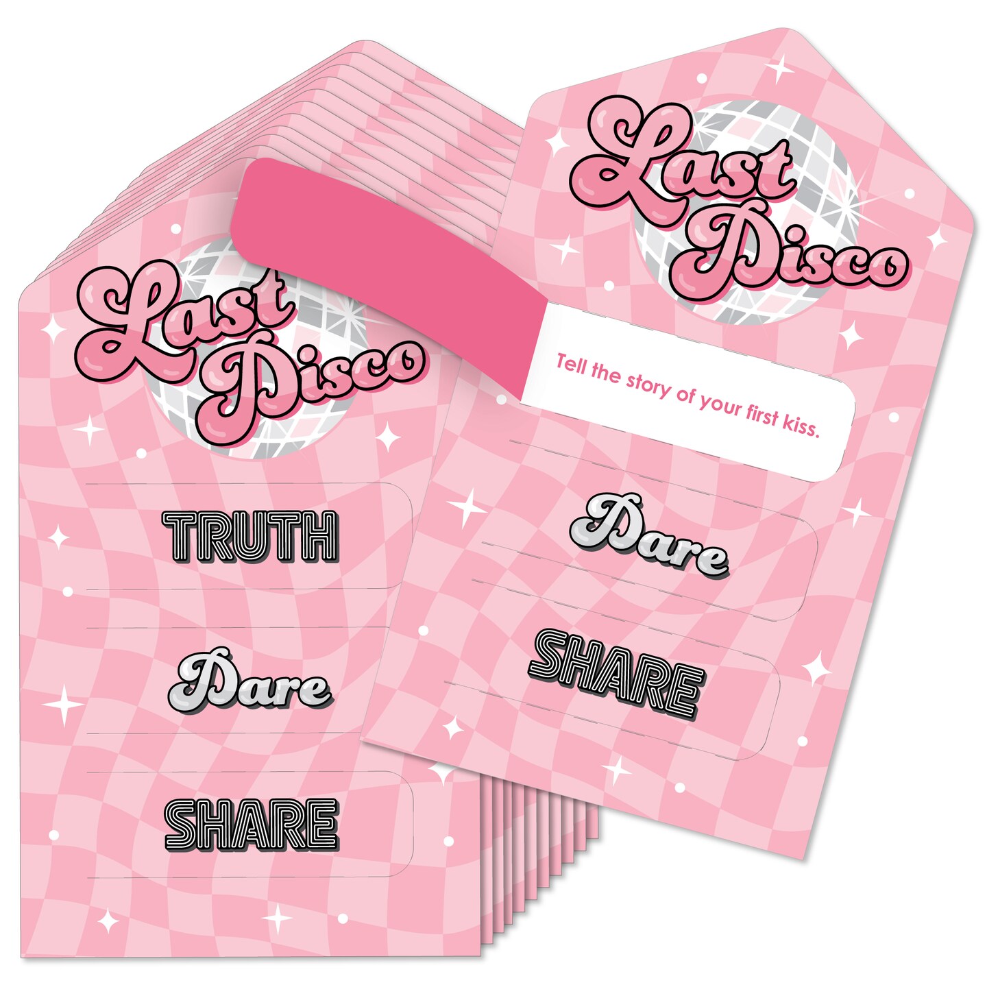 Big Dot of Happiness Last Disco - Bachelorette Party Game Pickle Cards ...