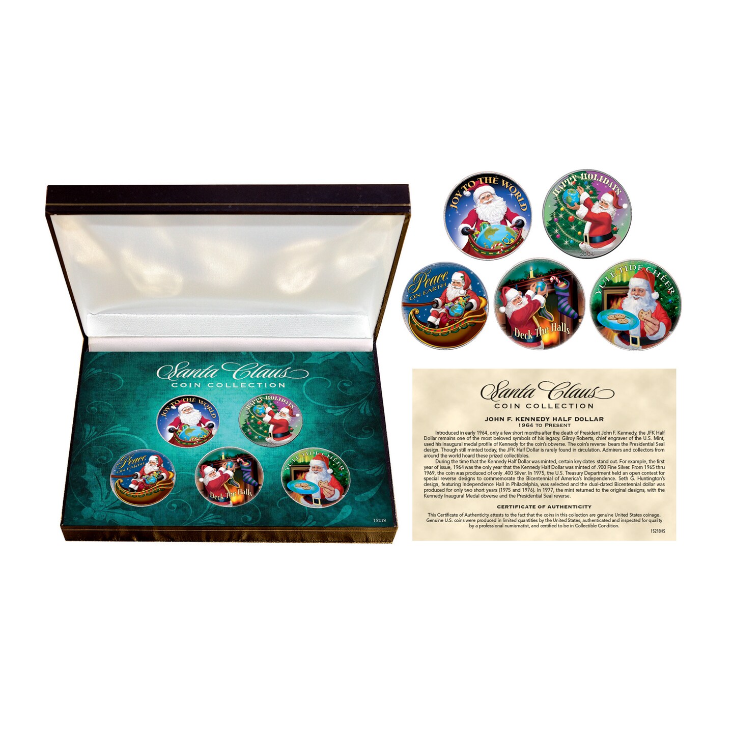Santa Claus JFK Half Dollar Coin Box Set | Michaels