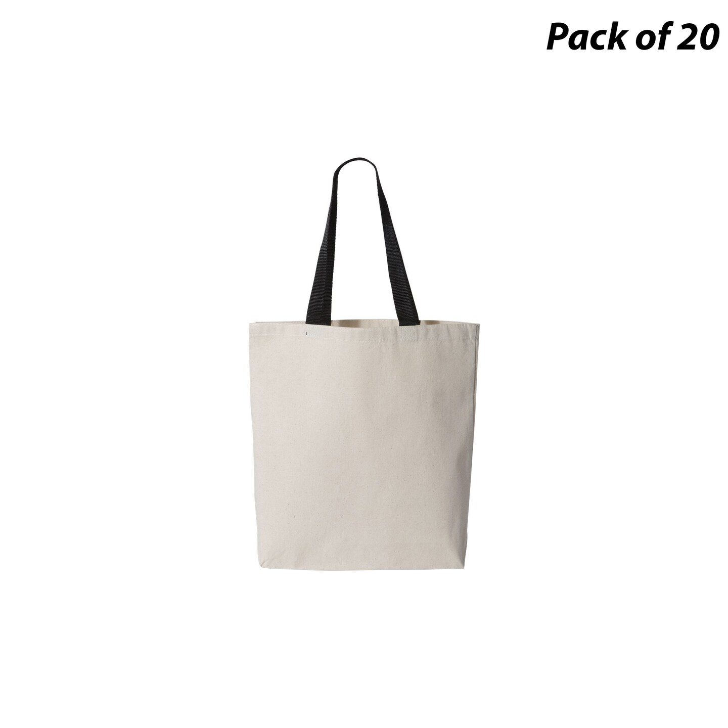 OAD® - Contrast-Color Handle Tote - OAD105 | 6 oz./lyd, 100% cotton ...