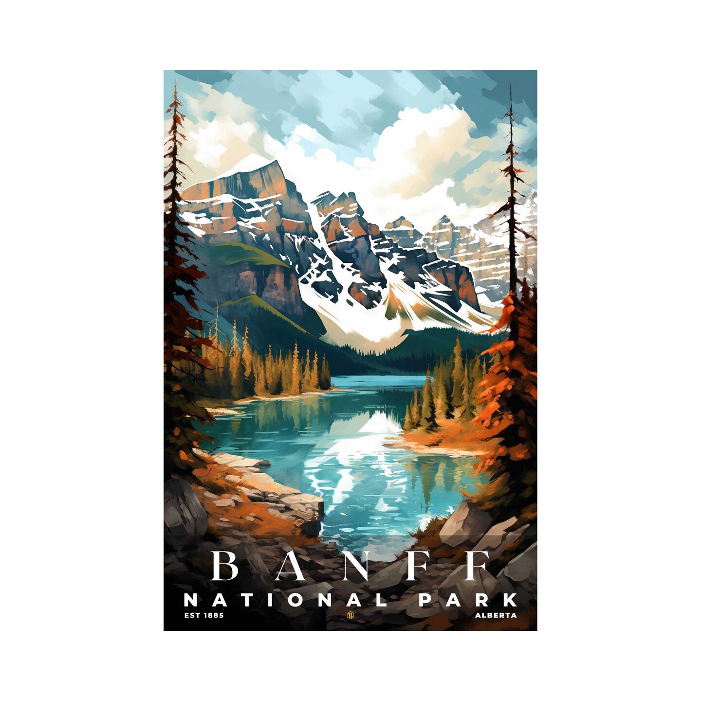Banff National Park Poster, Travel Print, Office Poster, Home Decor | S8 | MakerPlace by Michaels