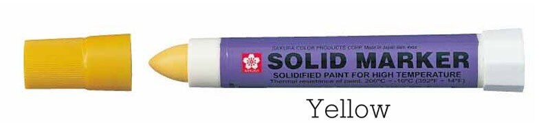 Solid Paint Windshield Marker Grease Pen 13mm Pointed Tip (1/2" Tip ...