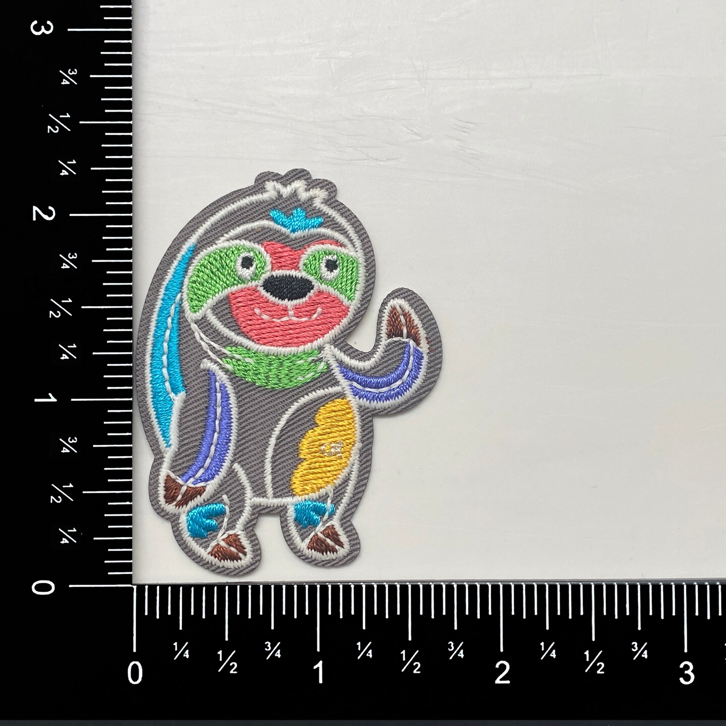 Sloth, Folk Art, Embroidered, Iron-on Patch | Michaels
