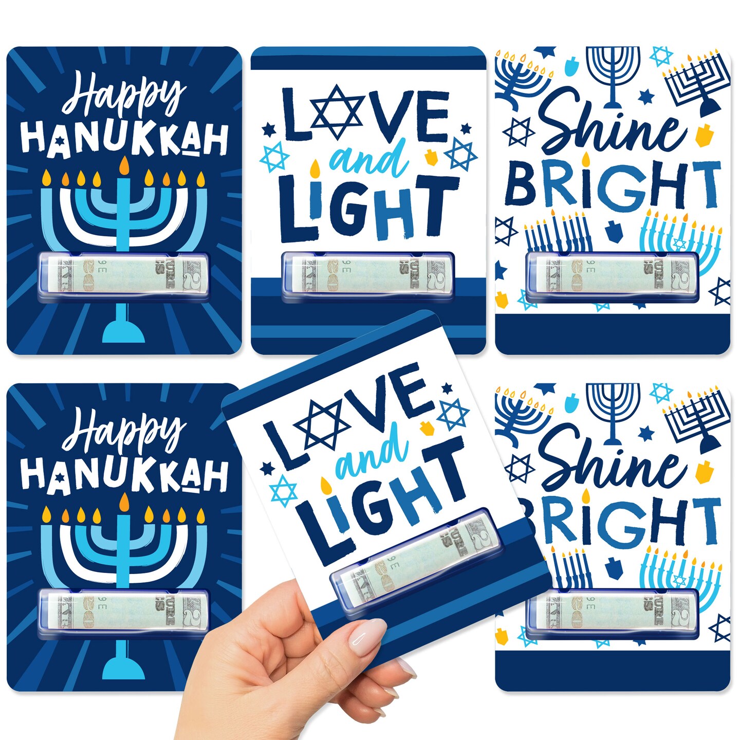 Big Dot of Happiness Hanukkah Menorah - DIY Assorted Chanukah Holiday ...