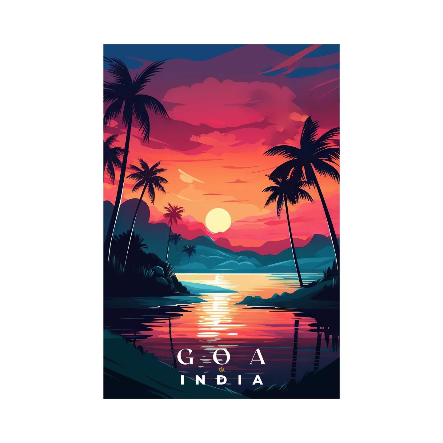 Goa Poster, World Travel Print, Office Poster, Home Decor | S3 ...