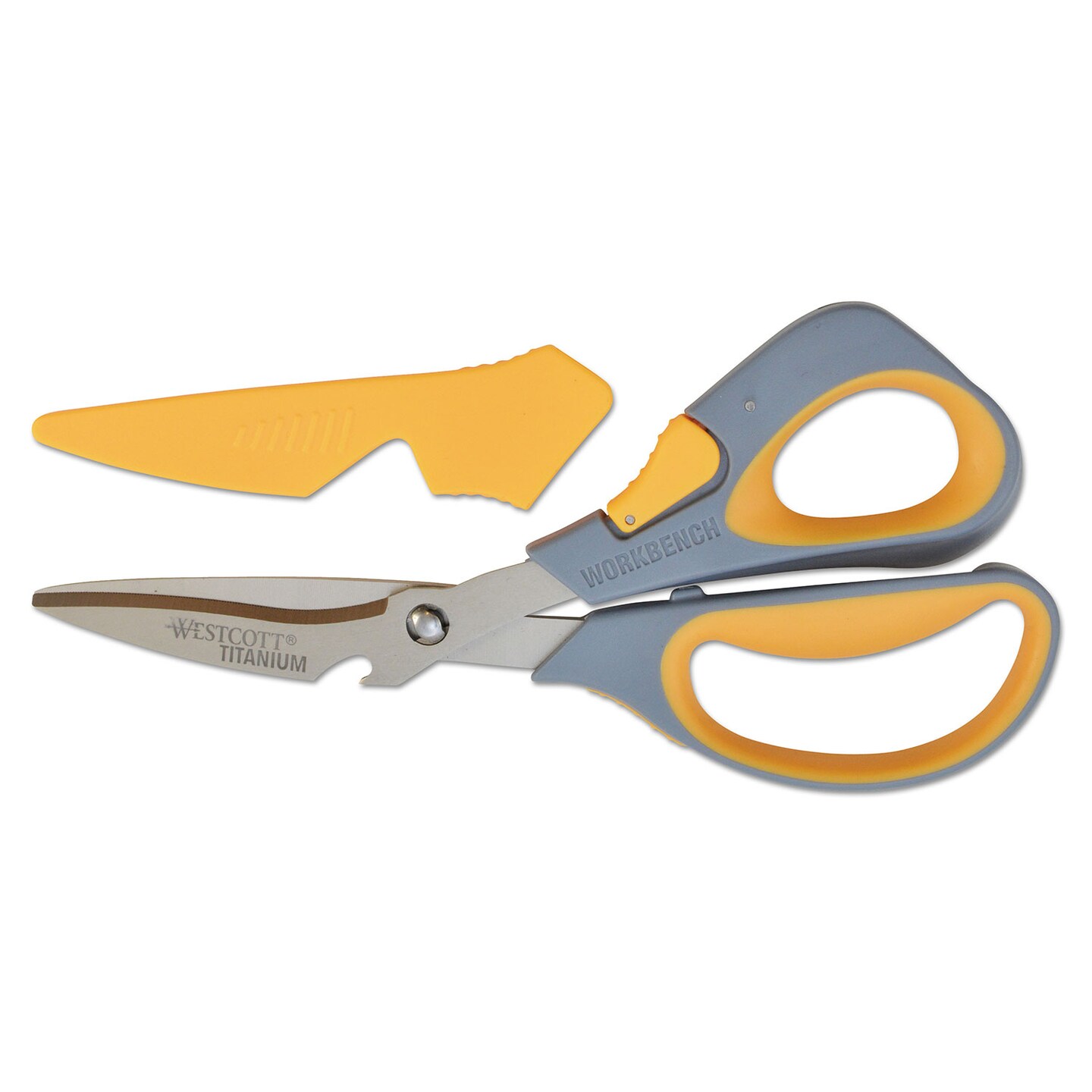 Acme Titanium Bonded Workbench Shears, 8" Long, 3" Cut Length, Gray ...