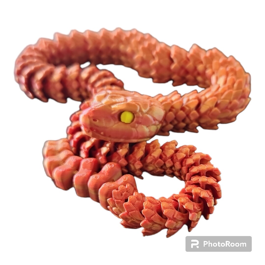 Articulated Snake - 3d printed moving snakes | MakerPlace by Michaels