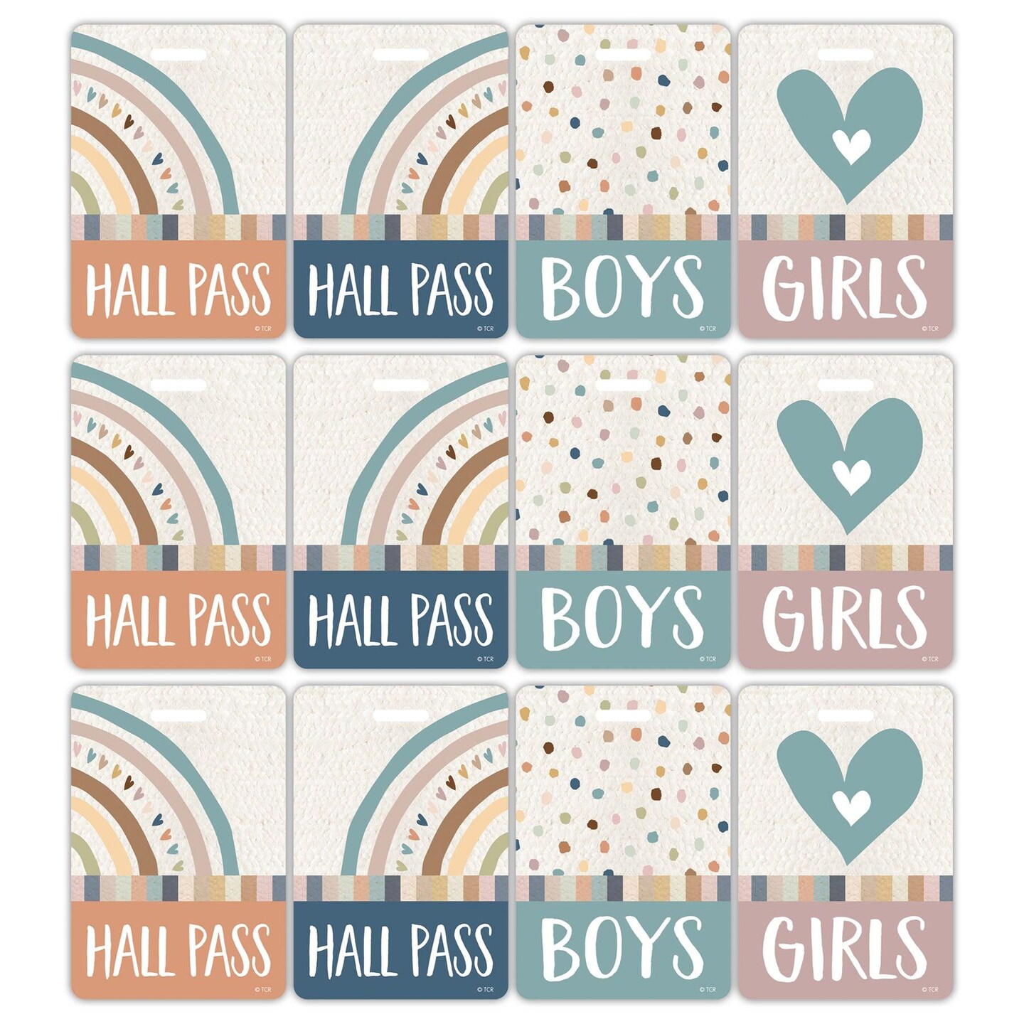 Everyone is Welcome Hall Pass with Lanyard, 4 Per Pack, 3 Packs | Michaels
