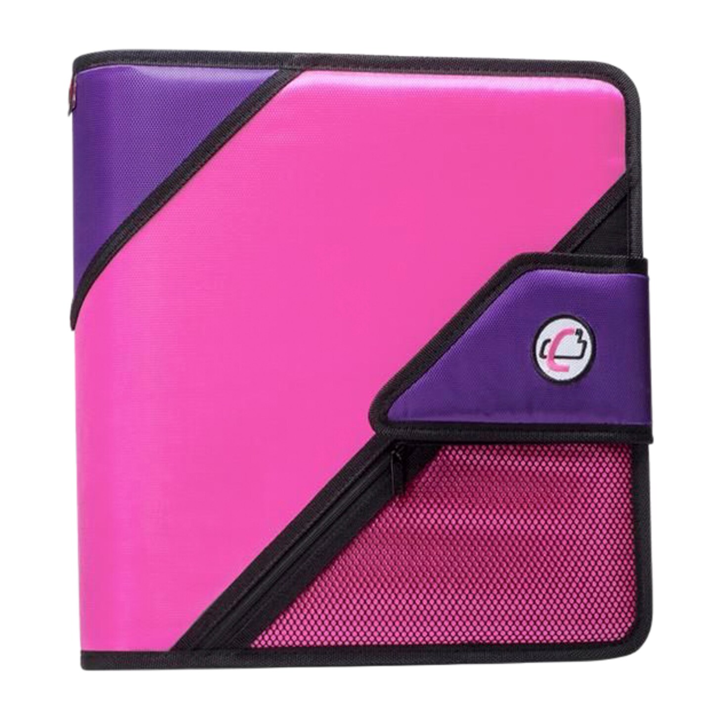 Case·it The Open Tab Binder with Tab File, O-Ring, 2 Inches, Pink ...