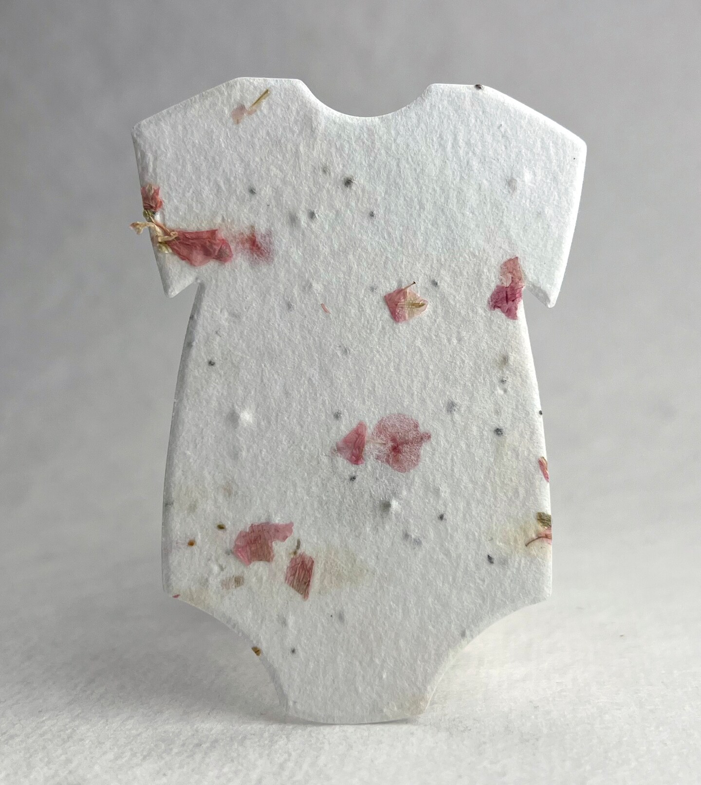 Wildflower Seed Paper Infant Bodysuit - Baby Shower Party Favor - 3.2 ...
