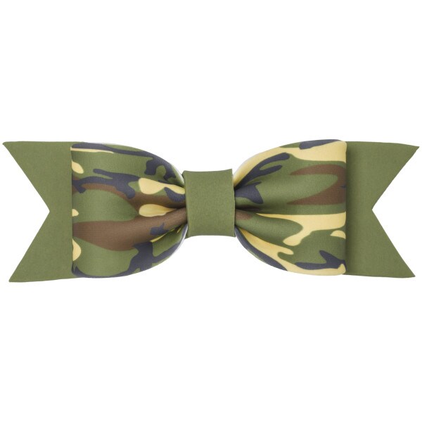 Green Camo Gum Paste Bow | Michaels