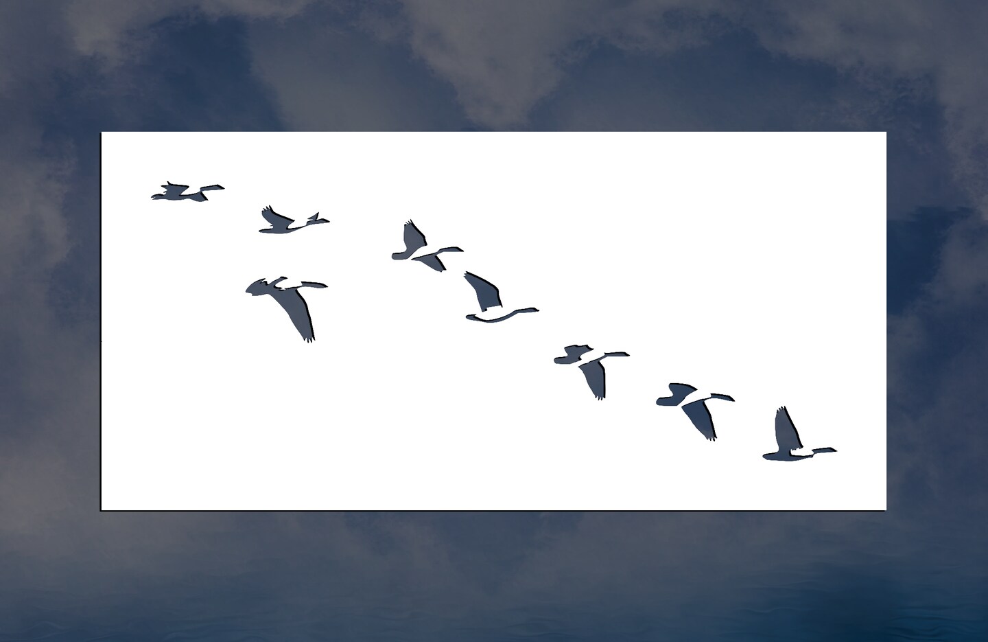 Flock of Ducks Reusable Stencil (Many Sizes) | MakerPlace by Michaels
