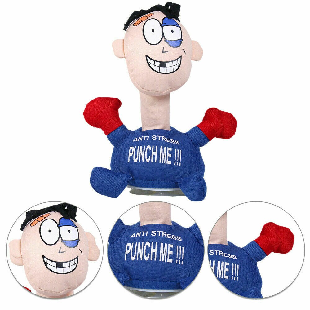 Kitcheniva Punch Me Toy Electric Touch Plush Vent Doll Anti Stress Toy ...