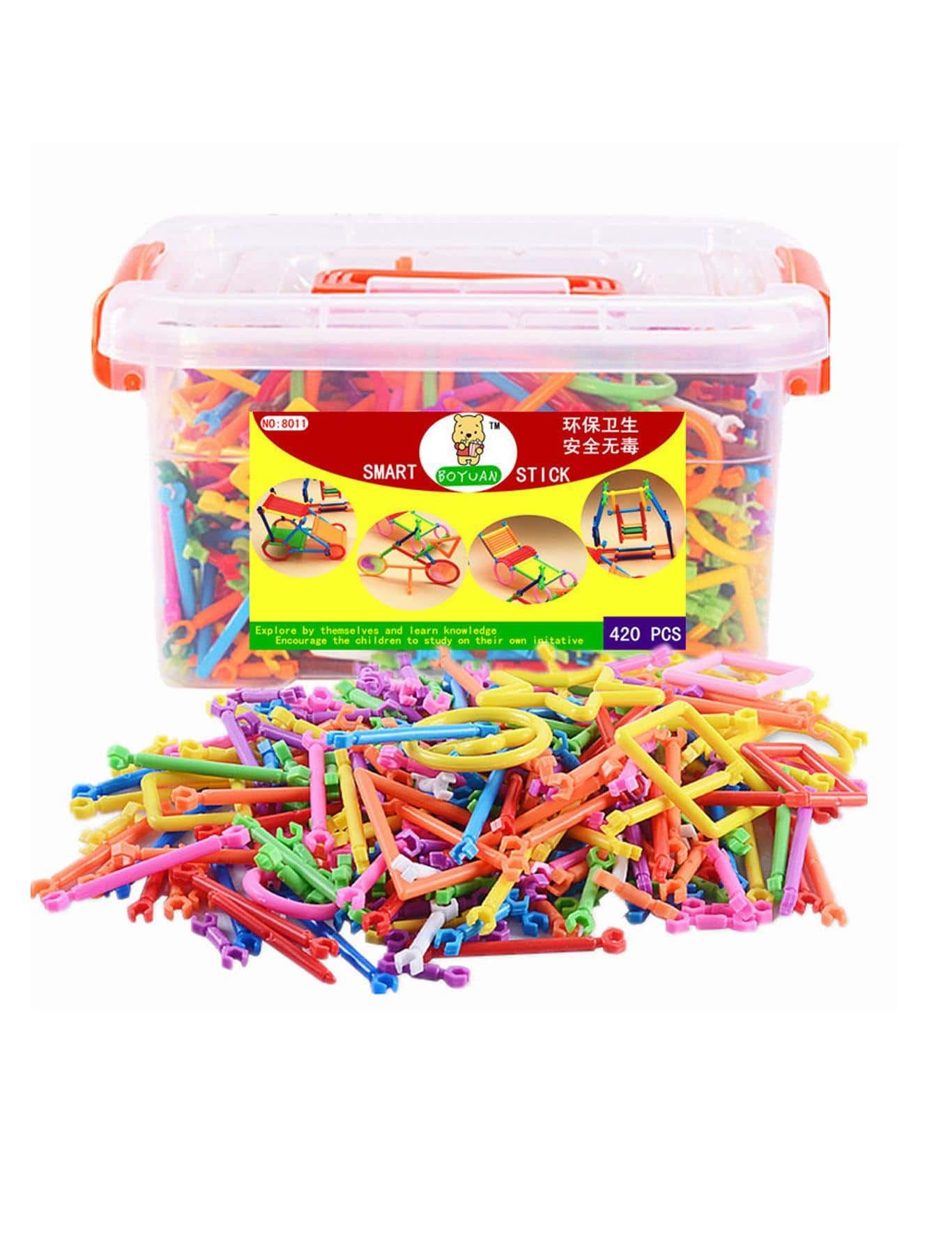 1Box Plastic Smart Stick Intelligence Educational Building Block, Funny ...