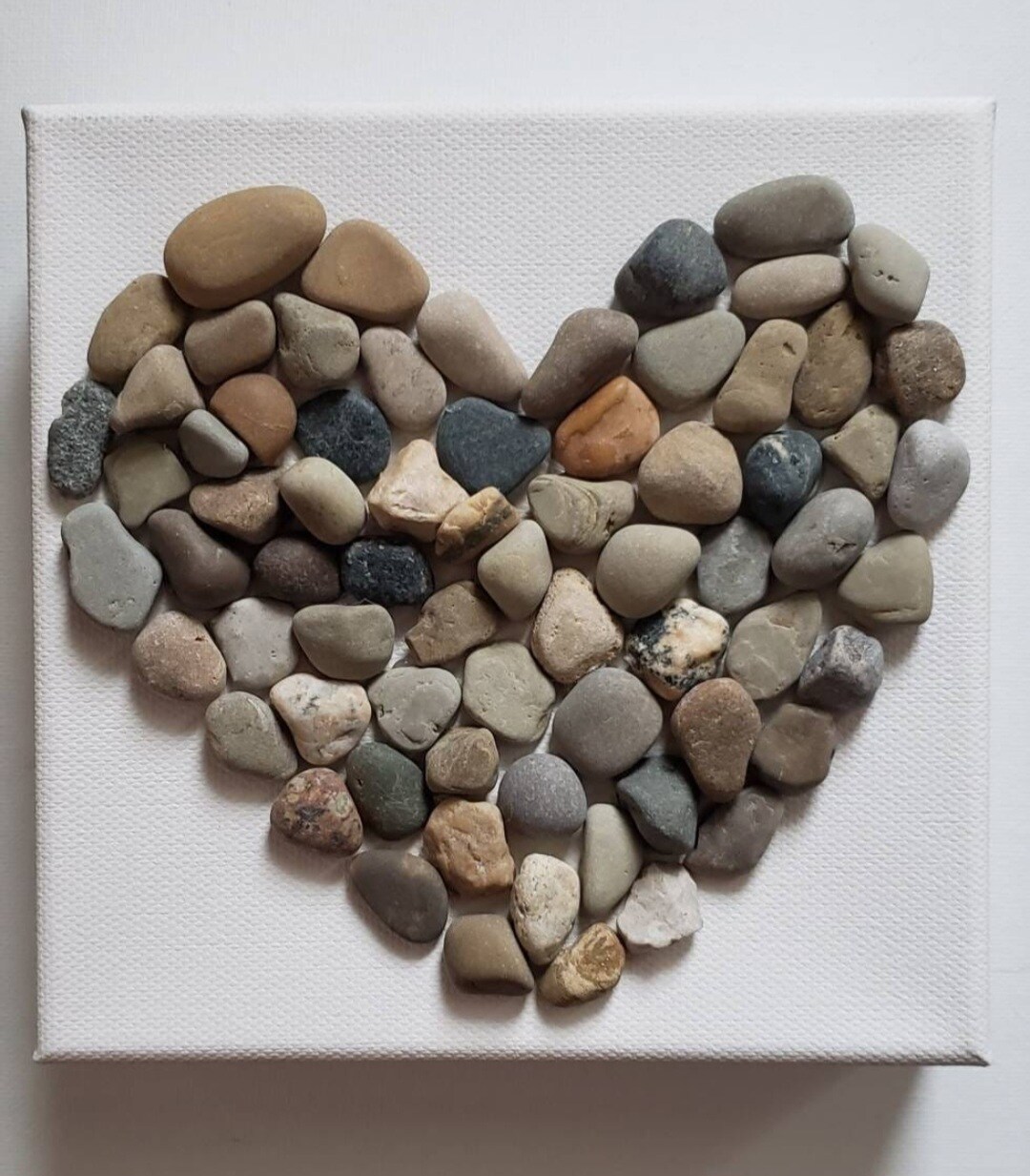 Heart Shaped Pebble Art Home Decor | MakerPlace by Michaels