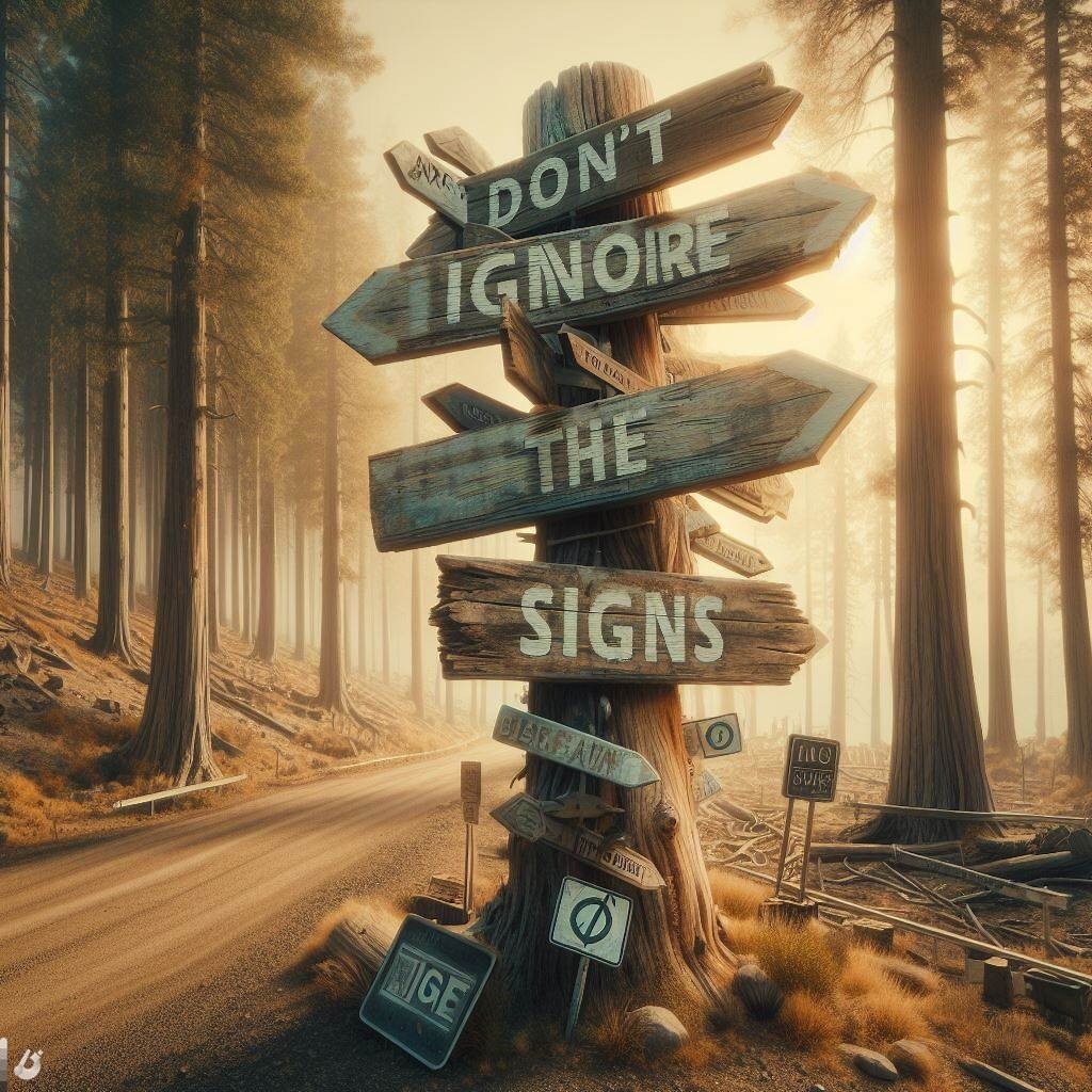 DONT IGNORE THE SIGNS | Storefront | Michaels