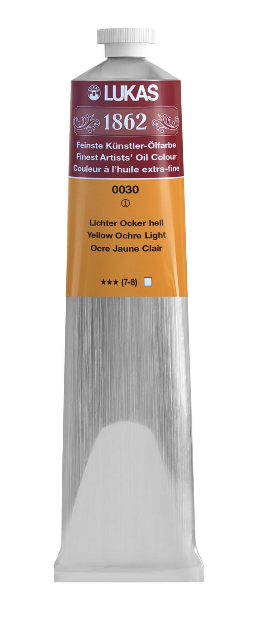 Lukas 1862 Professional Artist Oil Paints,Yellow Ochre Light, 200 mL ...