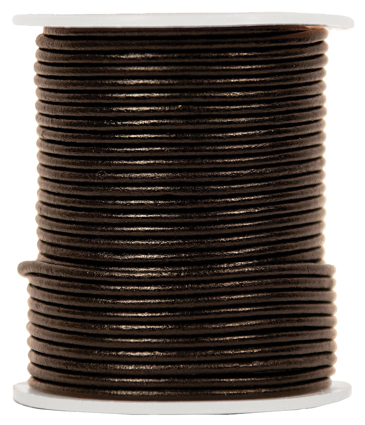 Hemptique Round Leather Cord Spool 2mm 25yd | Michaels