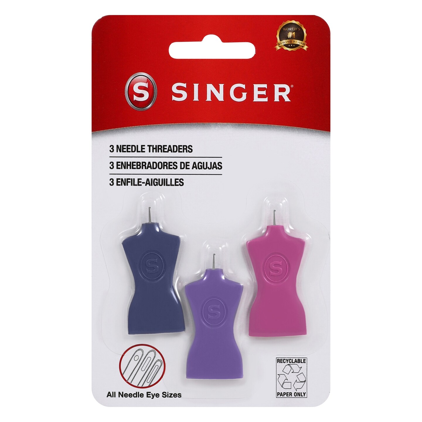 SINGER Hook Eye Needle Threaders -3/Pkg | Michaels