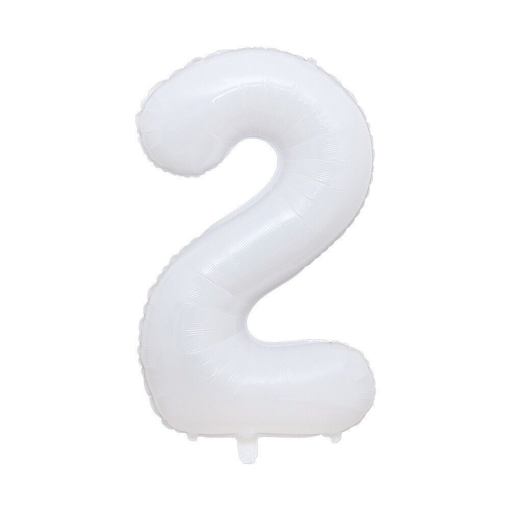 Kitcheniva Large Number Balloon White 40 Inch | Michaels