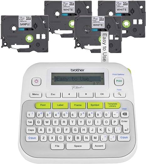 Brother® P-Touch PT-D210 Label Maker Value Bundle Includes 4 Label ...