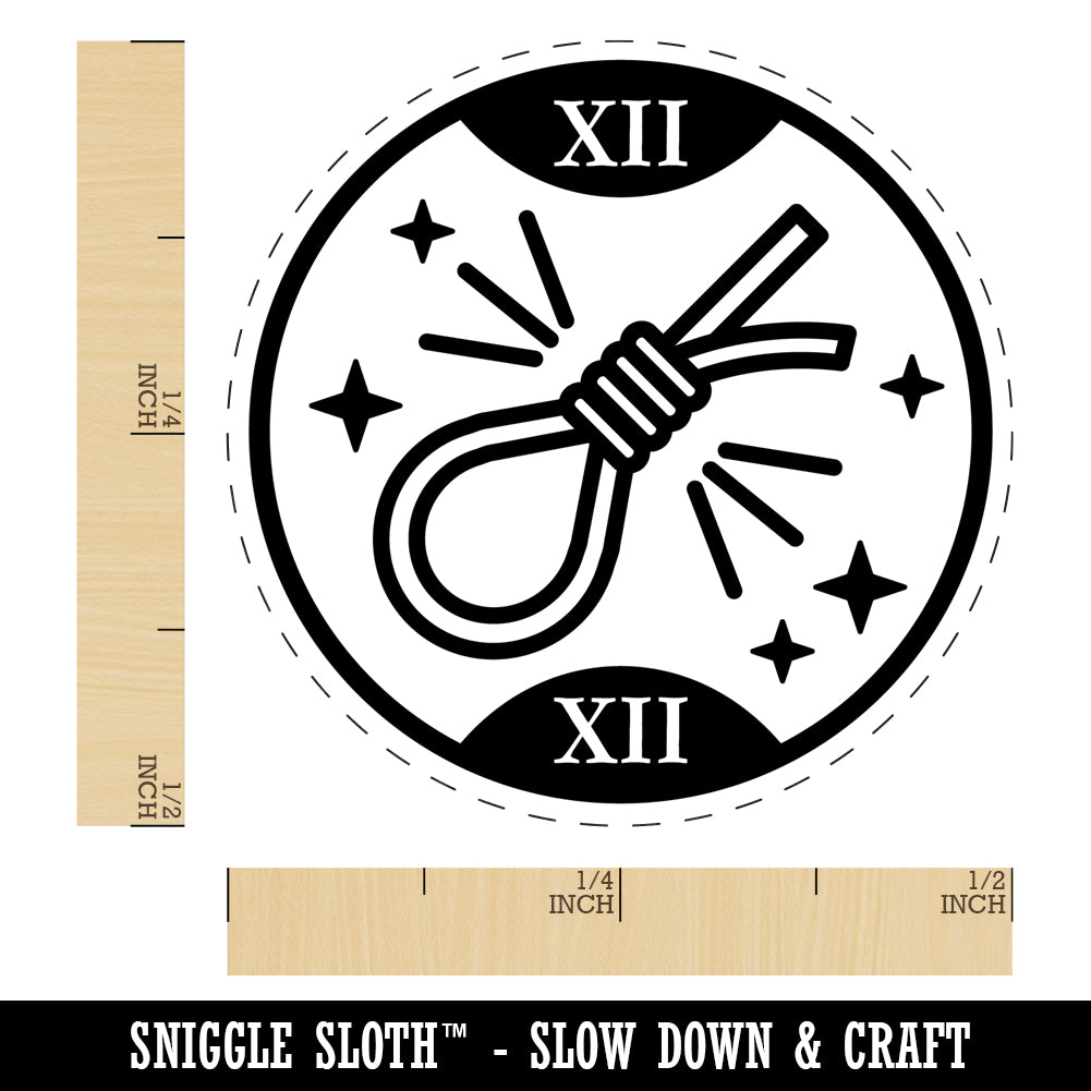 The Hanged Man Tarot Card Self-Inking Rubber Stamp Ink Stamper for ...