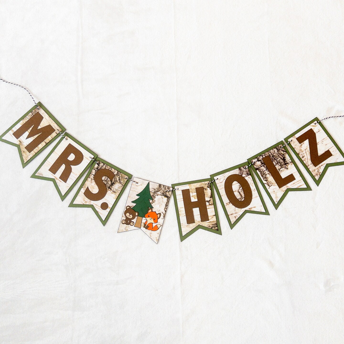 Camping Woodland Animals Teacher Classroom Banner | MakerPlace by Michaels